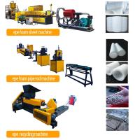China equipment for making pe foamed net extrusion fruit mesh packing machine cover epe foam net production line machines for sale