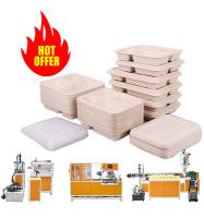 China biodegradable 3 compartment takeaway food containers transparent plastic food container with lids making machine for sale