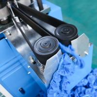 China Automatic High Speed Head Cover PP Nonwoven Shower Bouffant Cap Making Machinery Non Woven Bouffant Cap Making Machine Plc,motor for sale