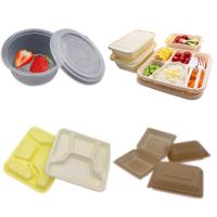 China hot sale eco-friendly PLA degradable take away lunch box making machine for sale