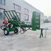 China Wood Cutting Machine 45 Ton Log Splitter Gasoline Hydraulic Electric Wood Splitter Firewood Processor for sale