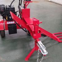 China 50t Wood Log Splitter Kinetic Hydraulic Fast Firewood Processor Gasoline Wood Splitter Machine for sale