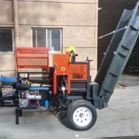 China 25/30/35/50 ton automatic fire wood processor saw splitting machines log splitter gasoline fast wood splitter for sale