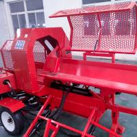 China Log Sawing Firewood Processor Machine With Big Circular Saw Log Splitter Log Splitter for sale