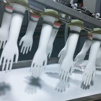China Latex Gloves Making Machines Price Medical Nitrile Working Gloves Maker Durability Motor,gear Provided 150000w 15kw/h 380V 7-8t for sale