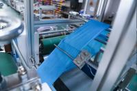 China fully automatic disposable non-woven shoes cover making machine for sale