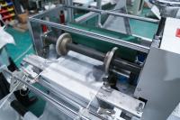 China fully automatic disposable non-woven shoes cover making machine for sale