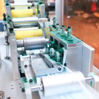 China 200-300pcs/min High Speed Face Mask Machine With Wide Elastic Ear Band for sale