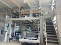 China pre-owned 1600/2400/3200mm S SS SMS SSMMS PP used pp spunbond nonwoven fabric making machine production manufacturing machinery for sale