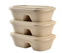 China Biodegradable disposable plates bagasse pulp moulding machine for lunch box for sale