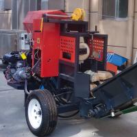 China new designed gasoline 35t 600mm diameter firewood processor combined saw splitter with log lift for sale