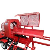 China 30 ton petrol wood splitter gasoline hydraulic kinetic log splitter cylinder fire wood processor for sale