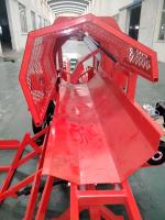 China forestry machinery log wood splitter gasoline hydraulic wood processor log splitter with lifter for sale