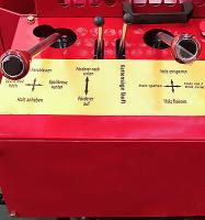 China forestry machinery log wood splitter gasoline hydraulic wood processor log splitter with lifter for sale