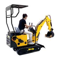 China Energy Saving Mini Diesel Excavator 800kg 12hp With Customized Protective Cover for sale