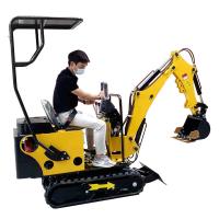 China Energy Saving Mini Diesel Excavator 800kg 12hp With Customized Protective Cover for sale