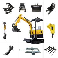 China Super Power 1 Ton Mini Excavator Saving Energy Compact Small Digger Machine for sale