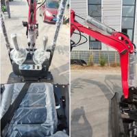 China HT10BZ 1000kg Mini Crawler Excavator Optional Boom Swing Small Digging Machine for sale