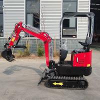 China HT10BZ 1000kg Mini Crawler Excavator Optional Boom Swing Small Digging Machine for sale