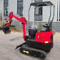 China HT10BZ 1000kg Mini Crawler Excavator Optional Boom Swing Small Digging Machine for sale