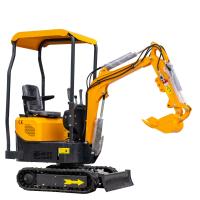China 1Ton Four Legged Shed Mini Crawler Excavator Low Consumption for sale