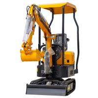 China 1Ton Four Legged Shed Mini Crawler Excavator Low Consumption for sale