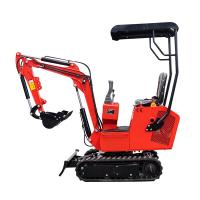 China 13.5hp Hightop Mini Excavator EPA Approved Motor Mini Digger Machine for sale
