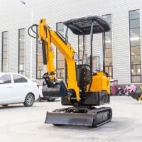 China HT10G EURO5 Engine Mini Crawler Excavator 360 Degree Rotate Compact Mini Digger for sale