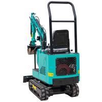 China 1tone Small Garden Excavator  Euro5 Engine Compact Crawler Excavator PC10 for sale
