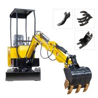 China EPA Engine 1200kg Hightop Mini Excavator Machine Three Cylinders Water Cooled for sale