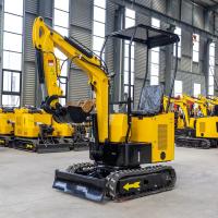 China EPA Engine 1200kg Hightop Mini Excavator Machine Three Cylinders Water Cooled for sale