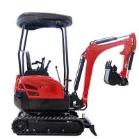 China 42mm Diameter Canopy Hightop Mini Excavator 1800kg Small Digging Machine for sale