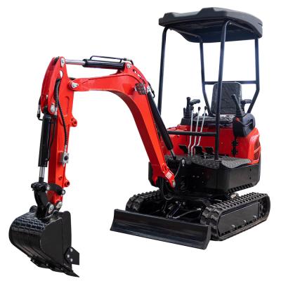 China 42mm Diameter Canopy Hightop Mini Excavator 1800kg Small Digging Machine for sale