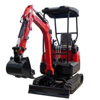 China 42mm Diameter Canopy Hightop Mini Excavator 1800kg Small Digging Machine for sale