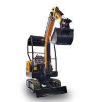 China Municipal Works 1.8 Ton Mini Excavator Swing Boom Small Hydraulic Excavator HT18 for sale