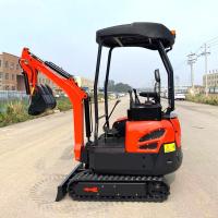 China Japanese import brand Engine 1.8 Tone Hightop Mini Excavator With Telescopic Track Chassis for sale