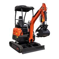 China Swing Boom 1.8Tone Hydraulic Mini Excavator Tailless Small Home Excavator for sale