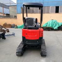 China Telescopic Track Mini Crawler Excavator 2000kg Mini Excavation Equipment for sale