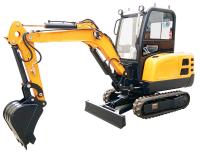 China Tailless Compact Crawler Excavator Retractable Shoes 2.5 Tonne Digger for sale