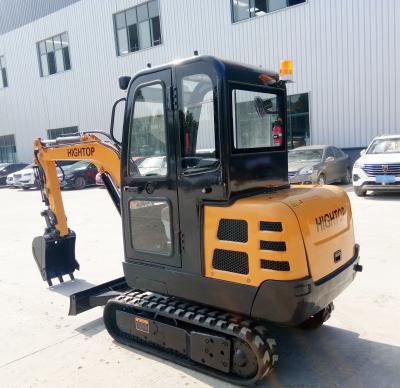 China Tailless Compact Crawler Excavator Retractable Shoes 2.5 Tonne Digger for sale