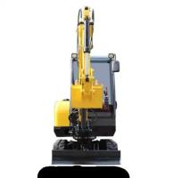 China Long Arm 3 Ton Mini Digger CE Euro 5 Engine Rubber Tire Mini Excavator for sale