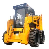China HTS75 Hydraulic Skid Steer Machine With Bucket Grapple Attachment for sale