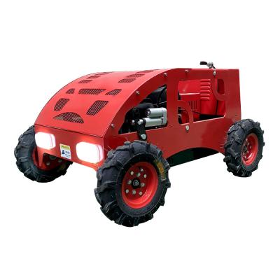 China Fast Rotary Cutting Wheeled Electric Automatic Lawn Mower 130kg  HT750 for sale
