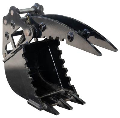 China ISO Construction Equipment Accessories All In One Thumb Bucket For Excavator for sale