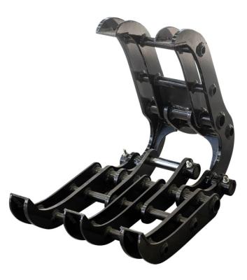 China High Strength Construction Equipment Accessories Mini Excavator Grapple 21.35kg for sale
