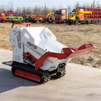 China Petrol Engine Epa Mini Crawler Dumper Transporter Rubber Track Dumper HT500 for sale
