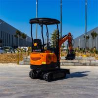 China 1 tone Boom Swing Mini Hydraulic Excavator Digger With EPA HT10G for sale