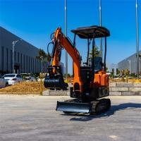 China 1 tone Boom Swing Mini Hydraulic Excavator Digger With EPA HT10G for sale