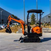 China Boom Swing One Ton Mini Excavator Small Garden Excavator With EPA HT10G for sale