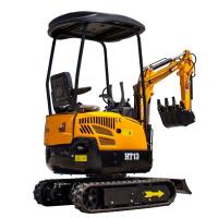 China 180mm Track Width HT13 Hightop Mini Excavator 795mm Tail Turning Radius for sale